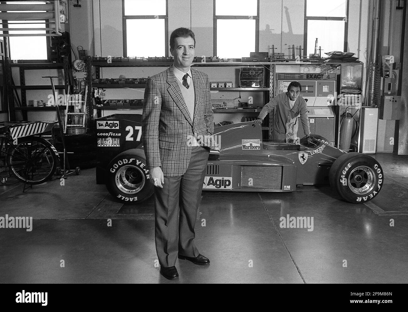 Piero Ferrari. At the Ferrari Factory in Marenello F1 workshop Italy ...
