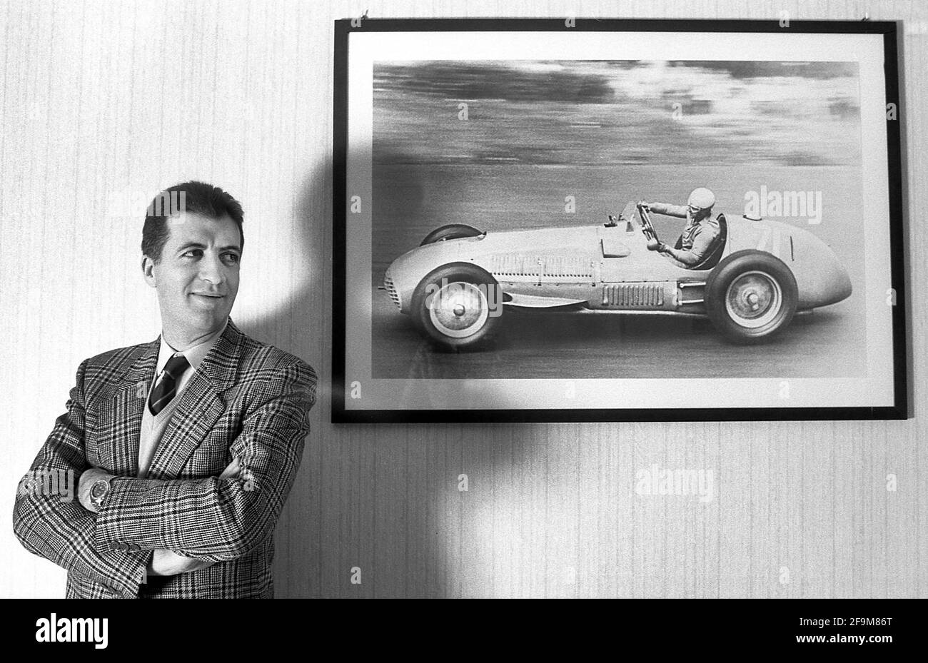 Piero Ferrari. At the Ferrari Factory in Marenello F1 workshop Italy ...