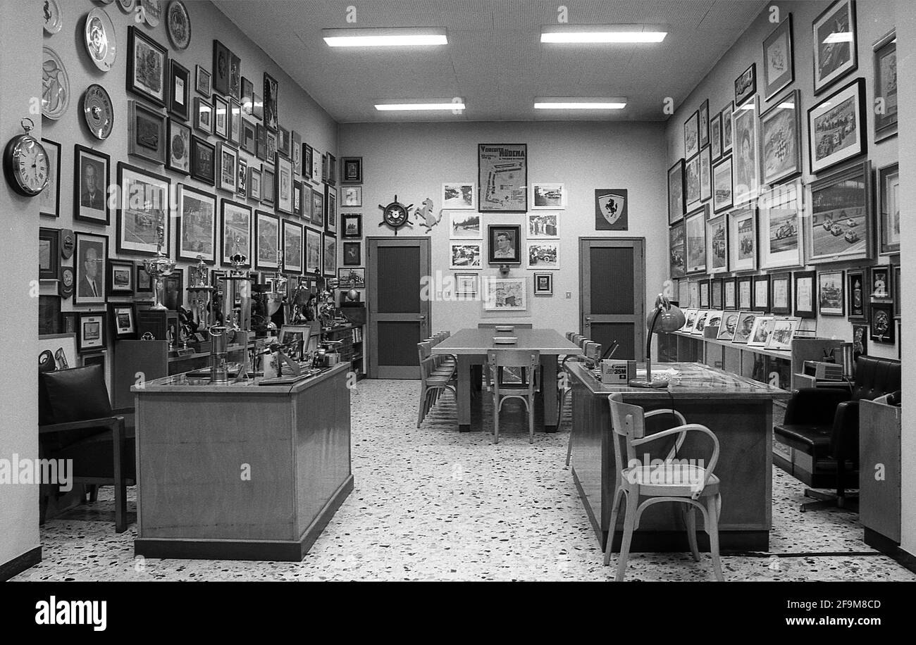 Piero Ferrari. At the Ferrari Factory in Modena Italy 1987 Stock Photo ...