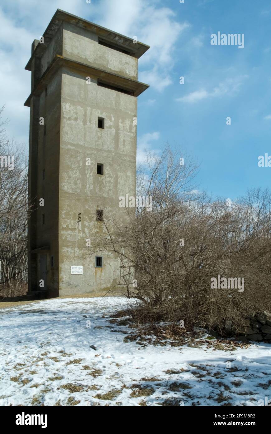 Fire Control Tower at Fort Foster Park on Gerrish Island in Kittery ...