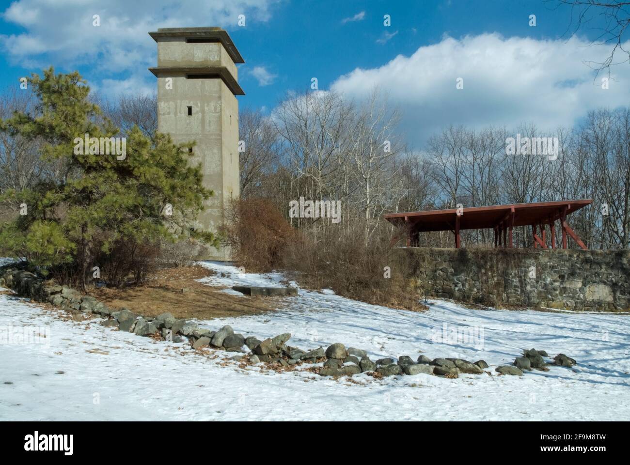Fire Control Tower at Fort Foster Park on Gerrish Island in Kittery ...