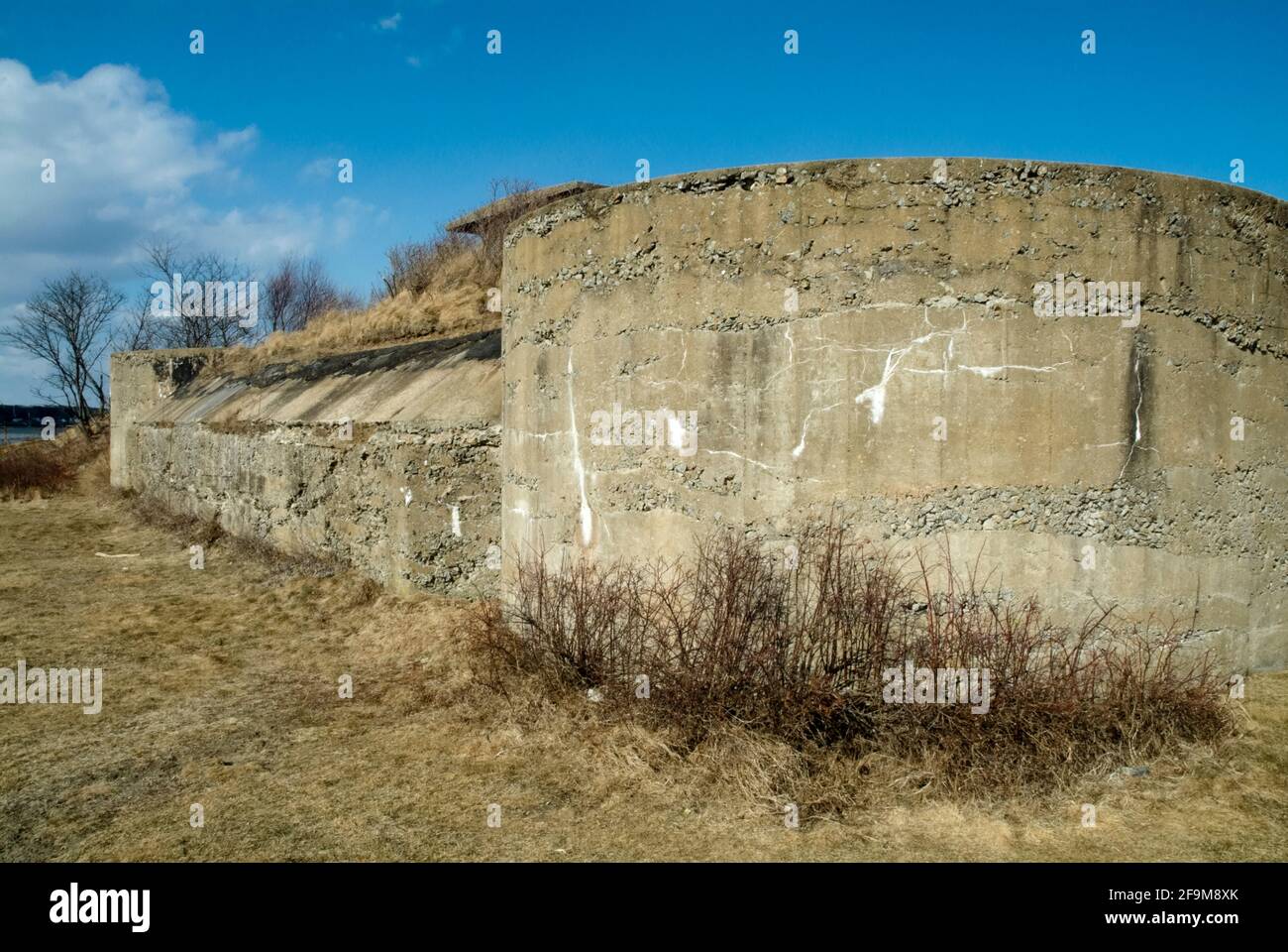 Fort Foster Park on Gerrish Island in Kittery, Maine. This fort was ...
