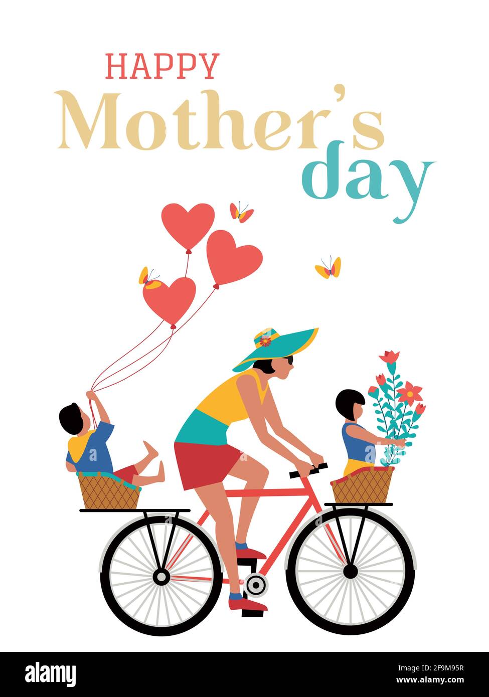 Happy Mothers day vector poster Stock Vector Image & Art - Alamy
