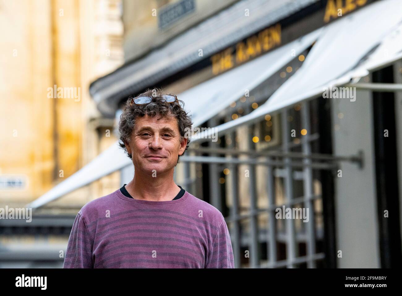 Rod Humphris landlord of The Raven pub in Bath, Somerset, who kicked ...