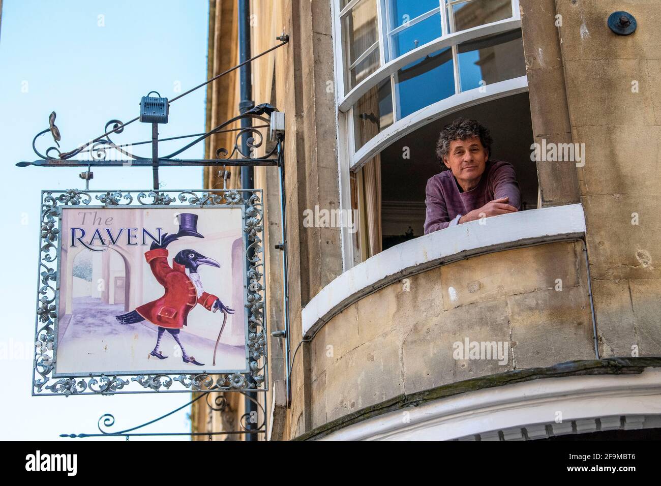 Rod Humphris landlord of The Raven pub in Bath, Somerset, who kicked ...