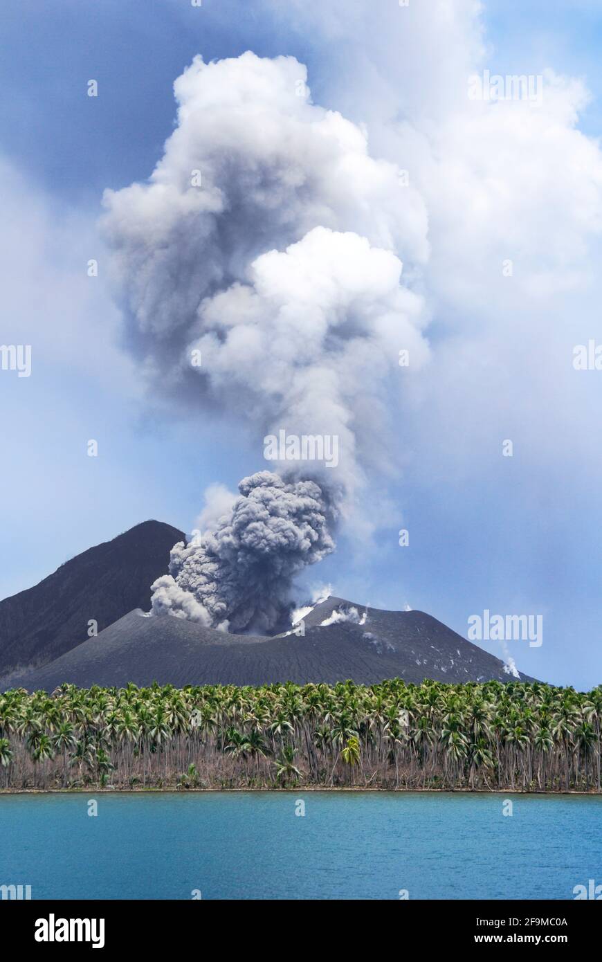 Mt Tavurvur active volcano. Rabaul; Papua New Guinea Stock Photo - Alamy