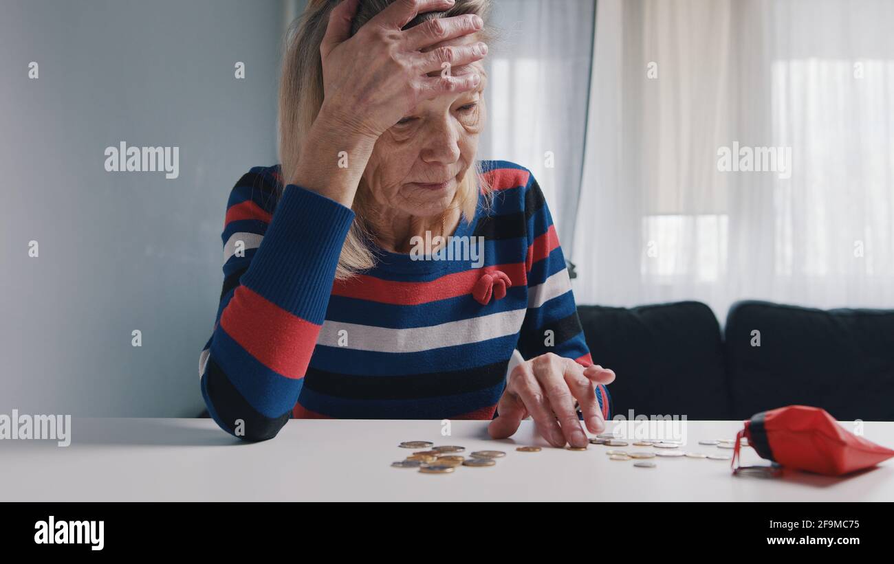 Sad old lady photo hi-res stock photography and images - Alamy