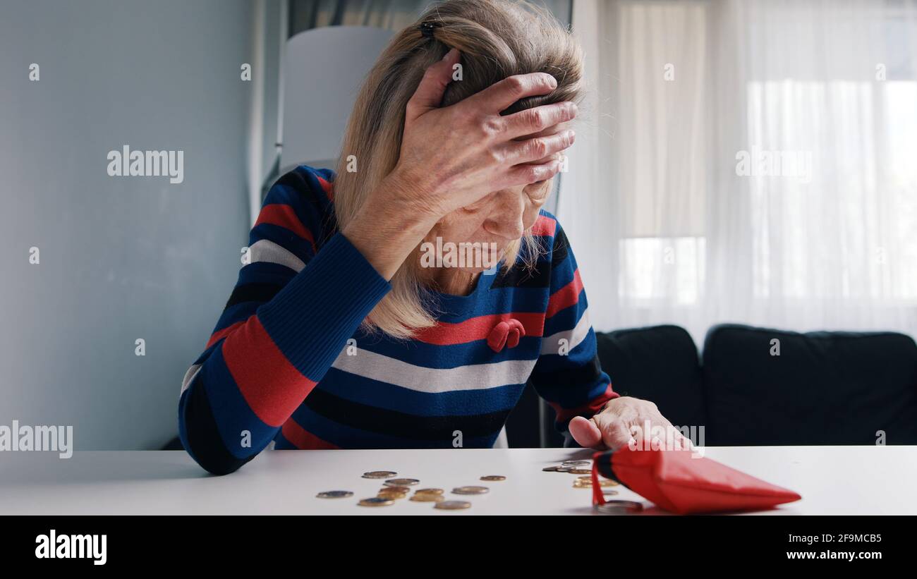 Sad Old Lady Photo High Resolution Stock Photography and Images - Alamy