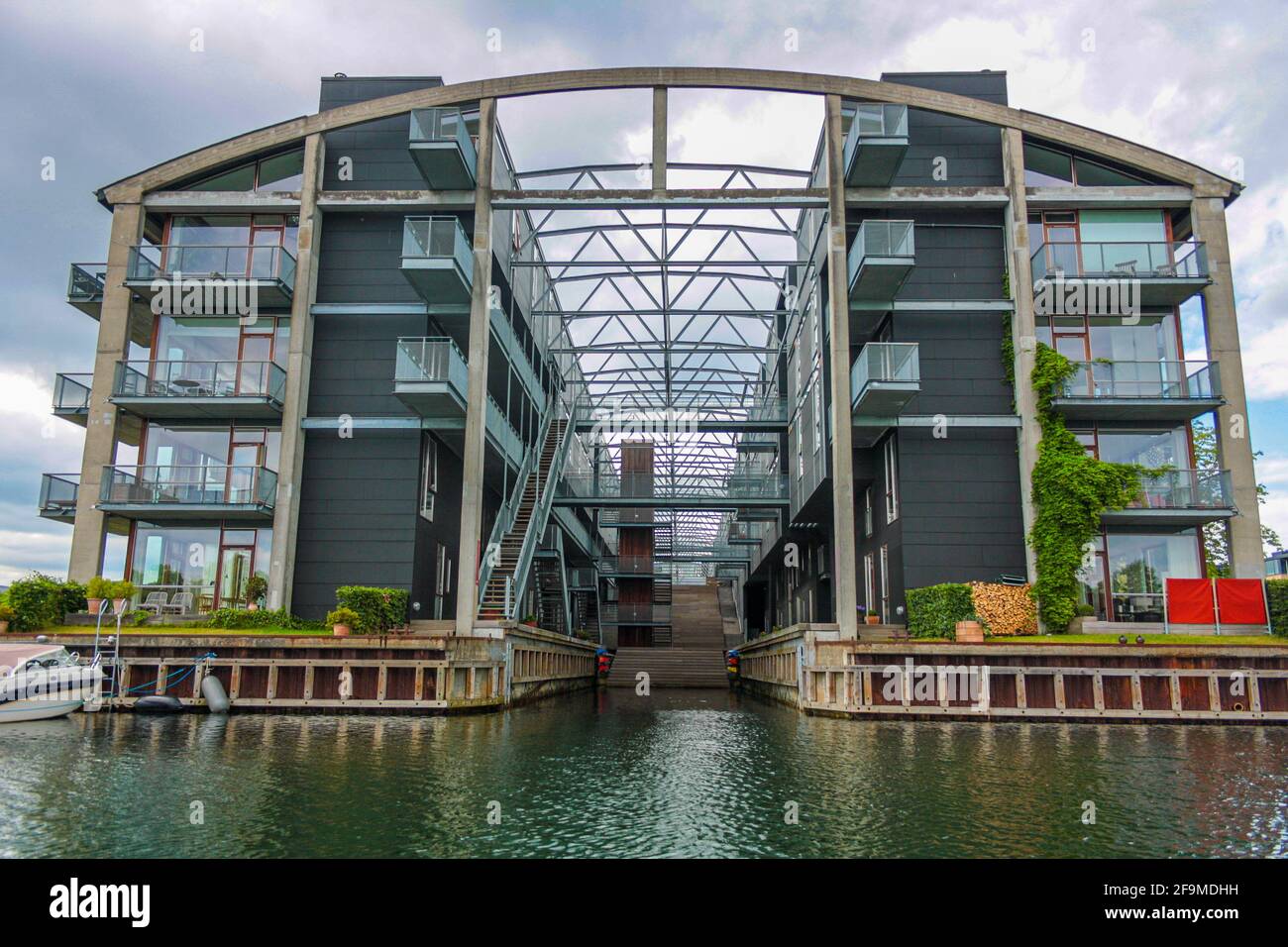 Former Copenhagen naval docks buildings now reused as homes and offices ...
