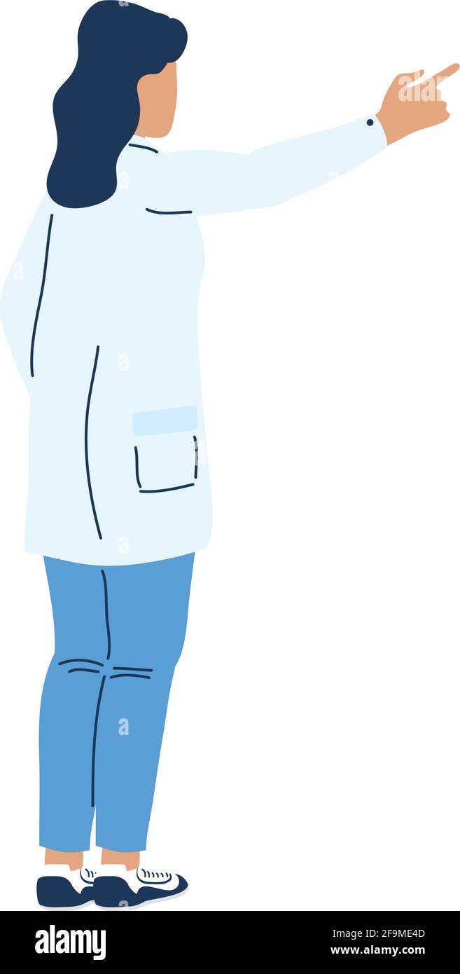 Medical doctor woman teaching Stock Vector Images - Alamy