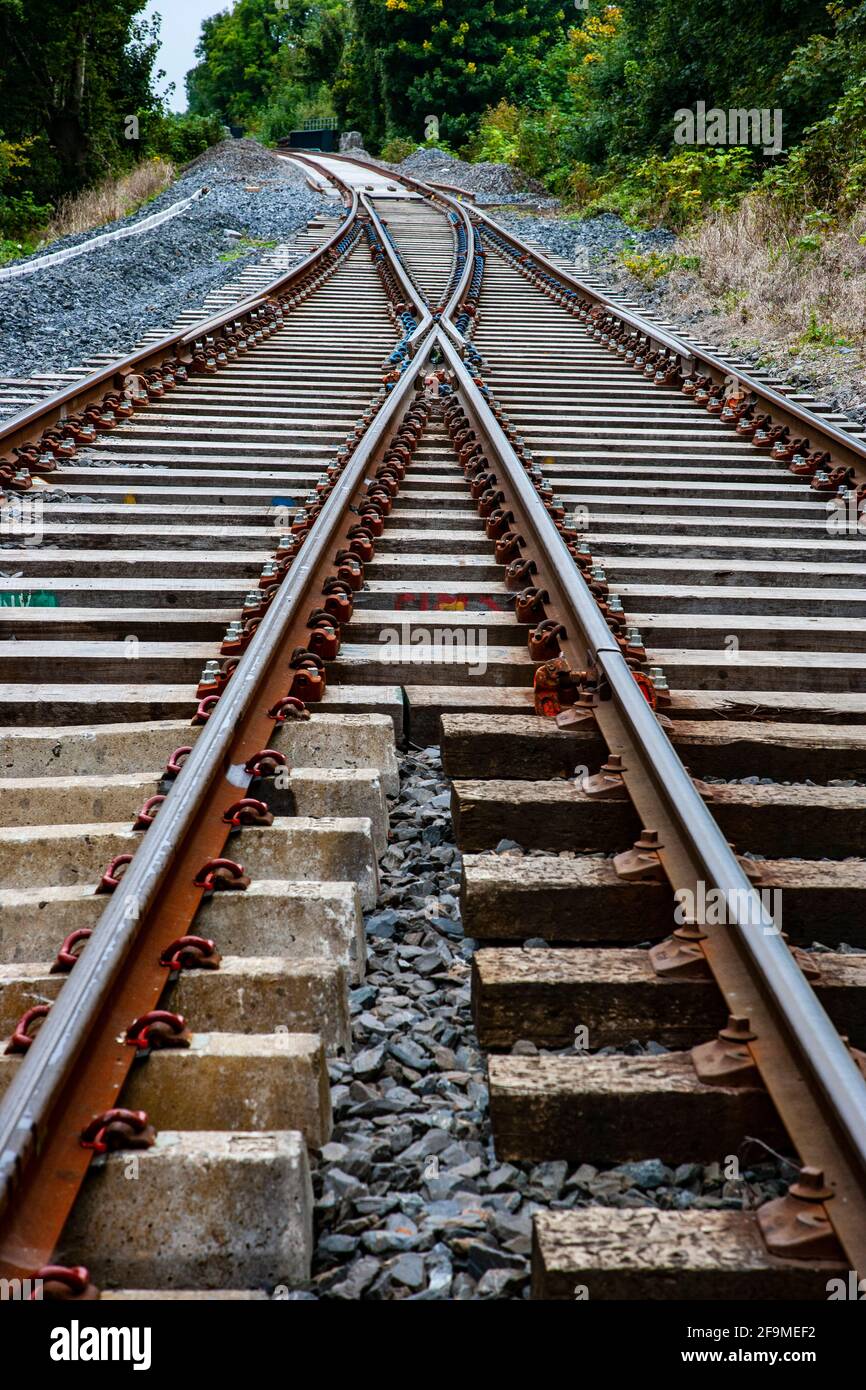 Gauntlet tracks hi-res stock photography and images - Alamy