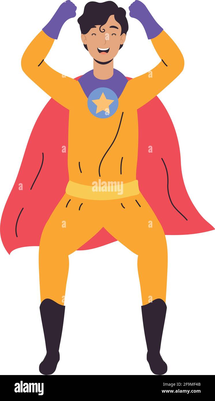 super dad hero comic character Stock Vector Image & Art - Alamy