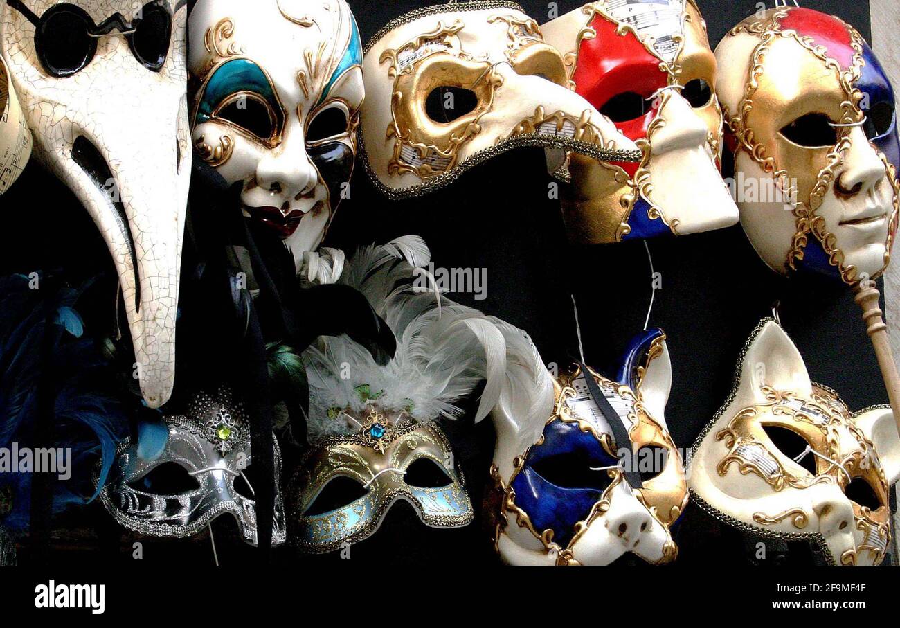 Decorative face masks hi-res stock photography and images - Alamy