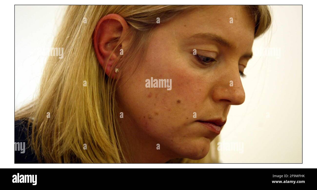 Samantha Roberts at press conf after meeting with Geoff Hoonpic David ...