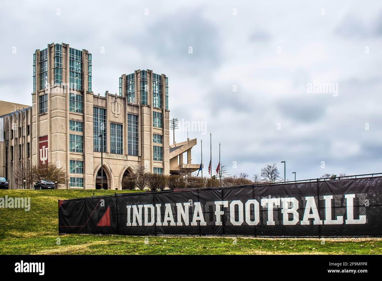03 26 2021 Bloomington USA - University of Indiana Hoosier stadium with ...