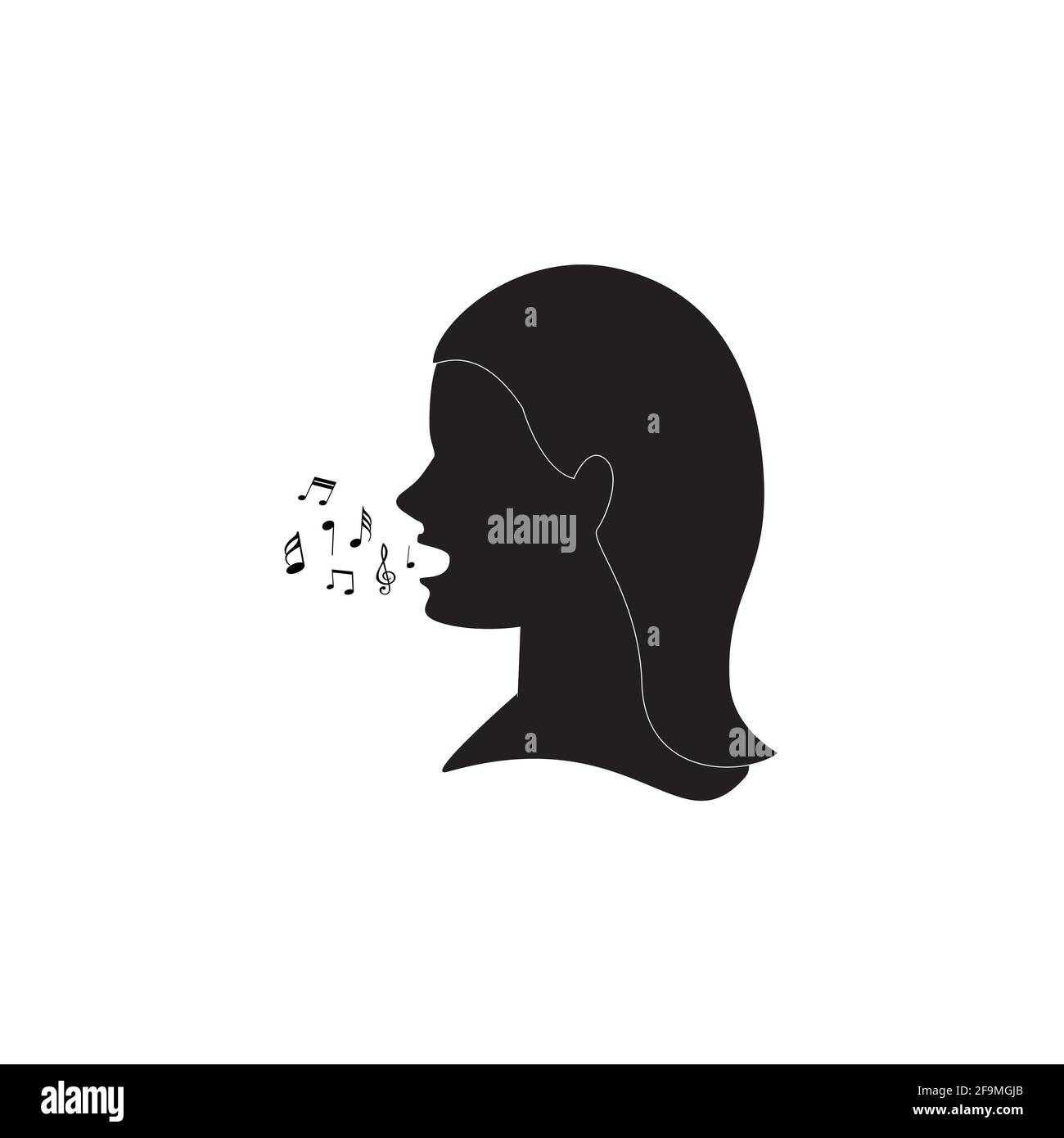 Side face Stock Vector Images - Alamy