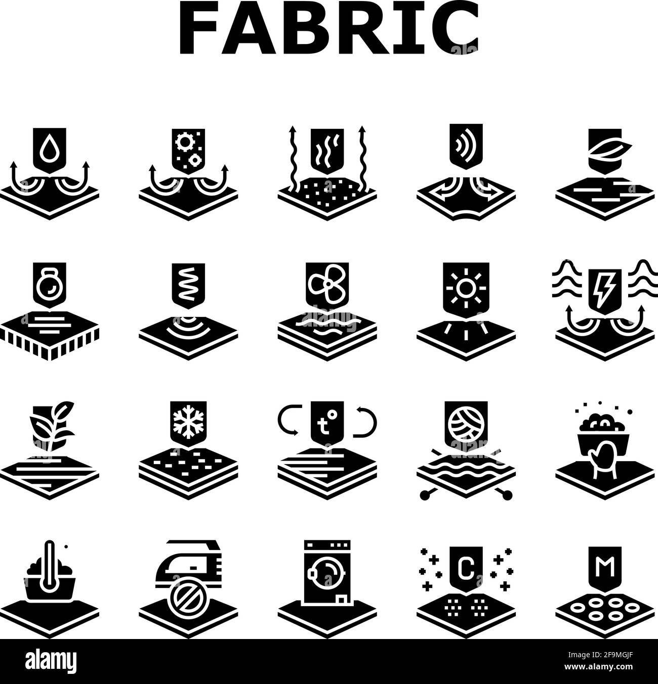 Fabrics Properties Collection Icons Set Vector Stock Vector Image & Art ... Fabrics Properties Collection Icons Set Vector Stock Vector Image & Art ...