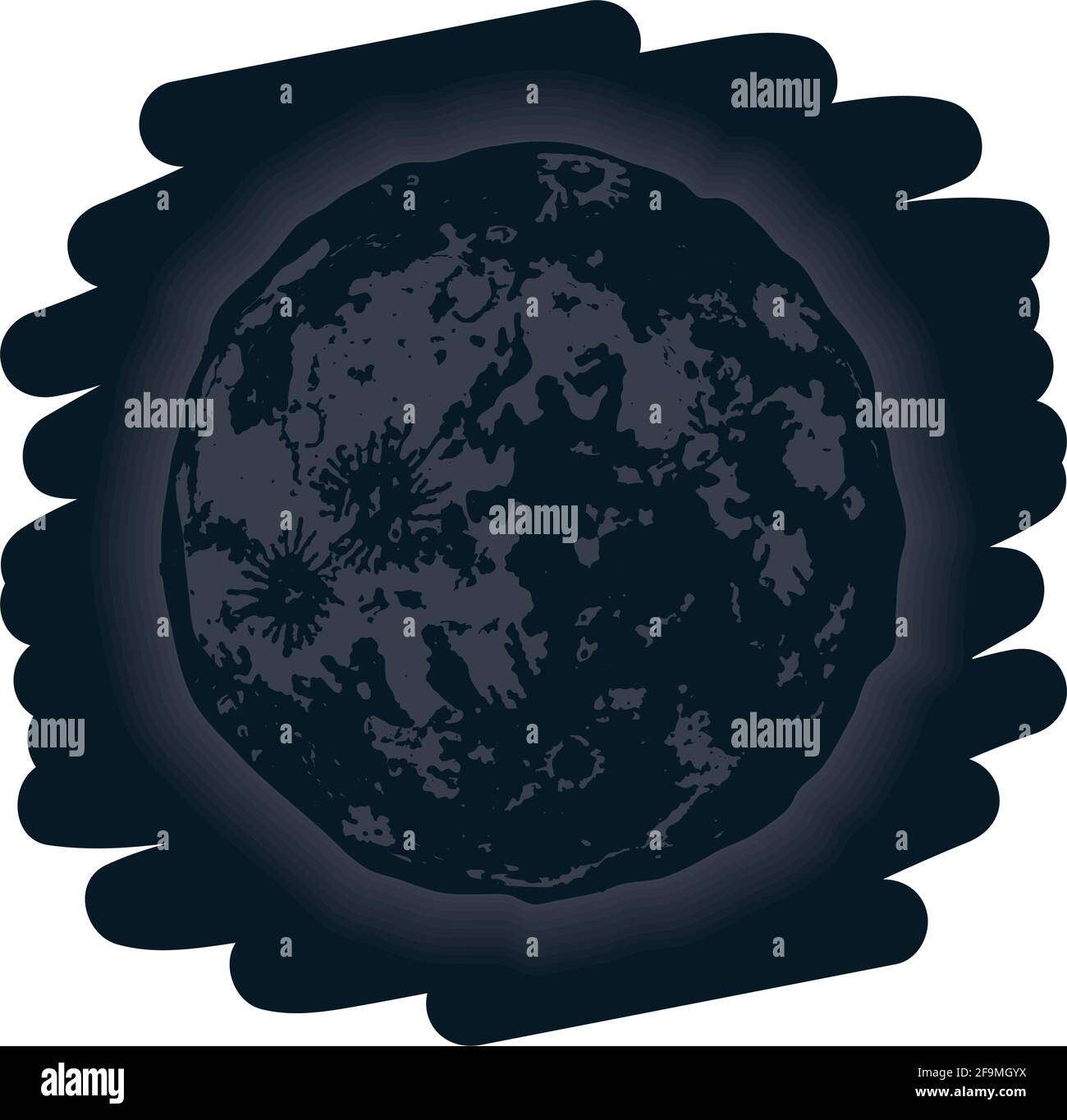 new moon phase lunar icon Stock Vector Image & Art - Alamy