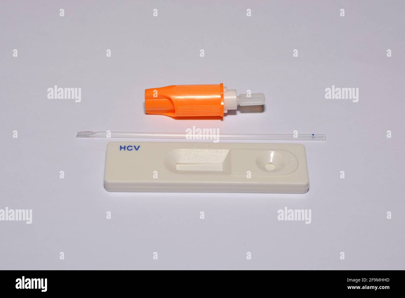 Hepatitis C virus rapid screen test components ( cassette, pipette and ...