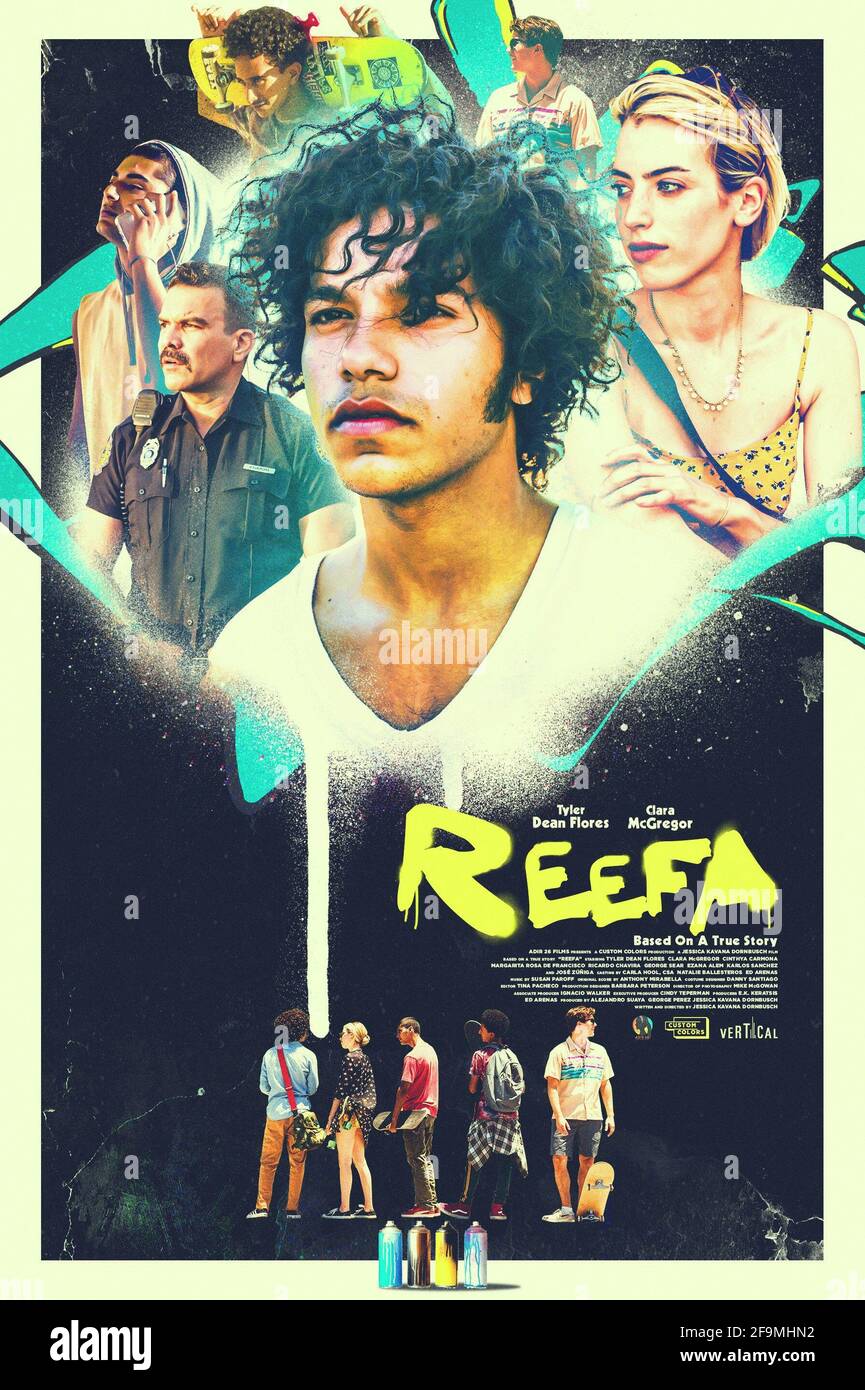 REEFA, poster, top, clockwise from top right: George Sear, Clara ...