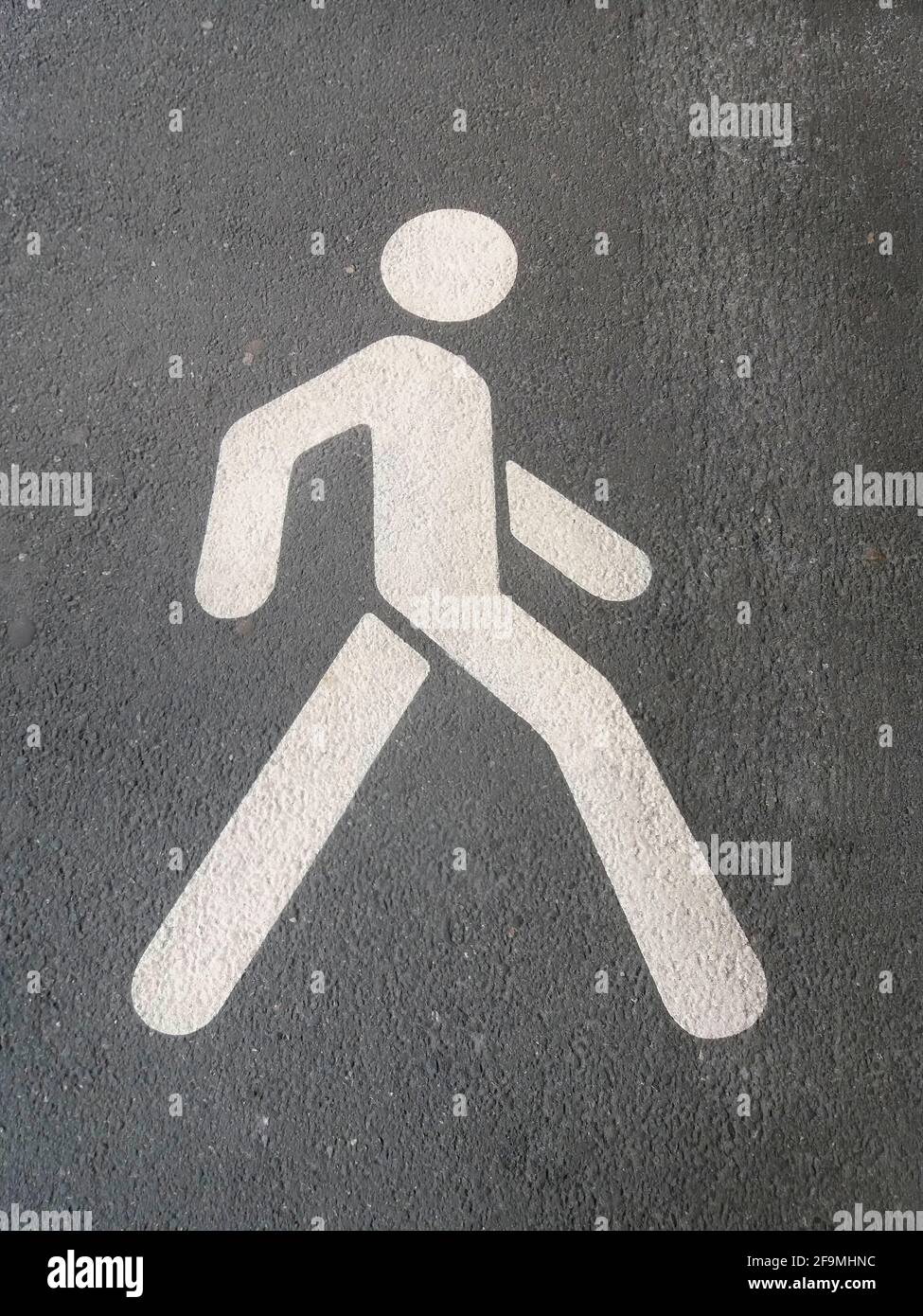 Symbol man walking icon texture hi-res stock photography and images - Alamy