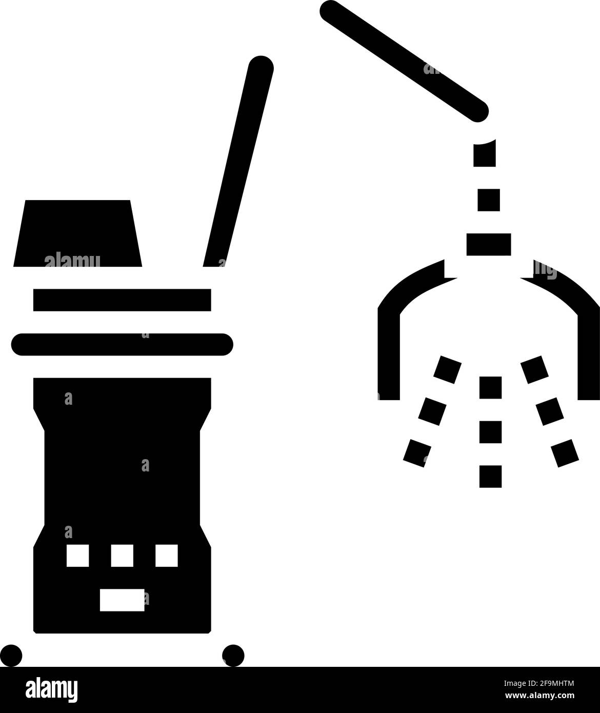 photodynamic therapy glyph icon vector illustration Stock Vector Image ...