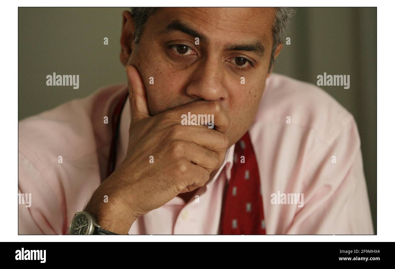 George Alagiah....BBC news anchor.pic David Sandison 3/3/2004 Stock ...