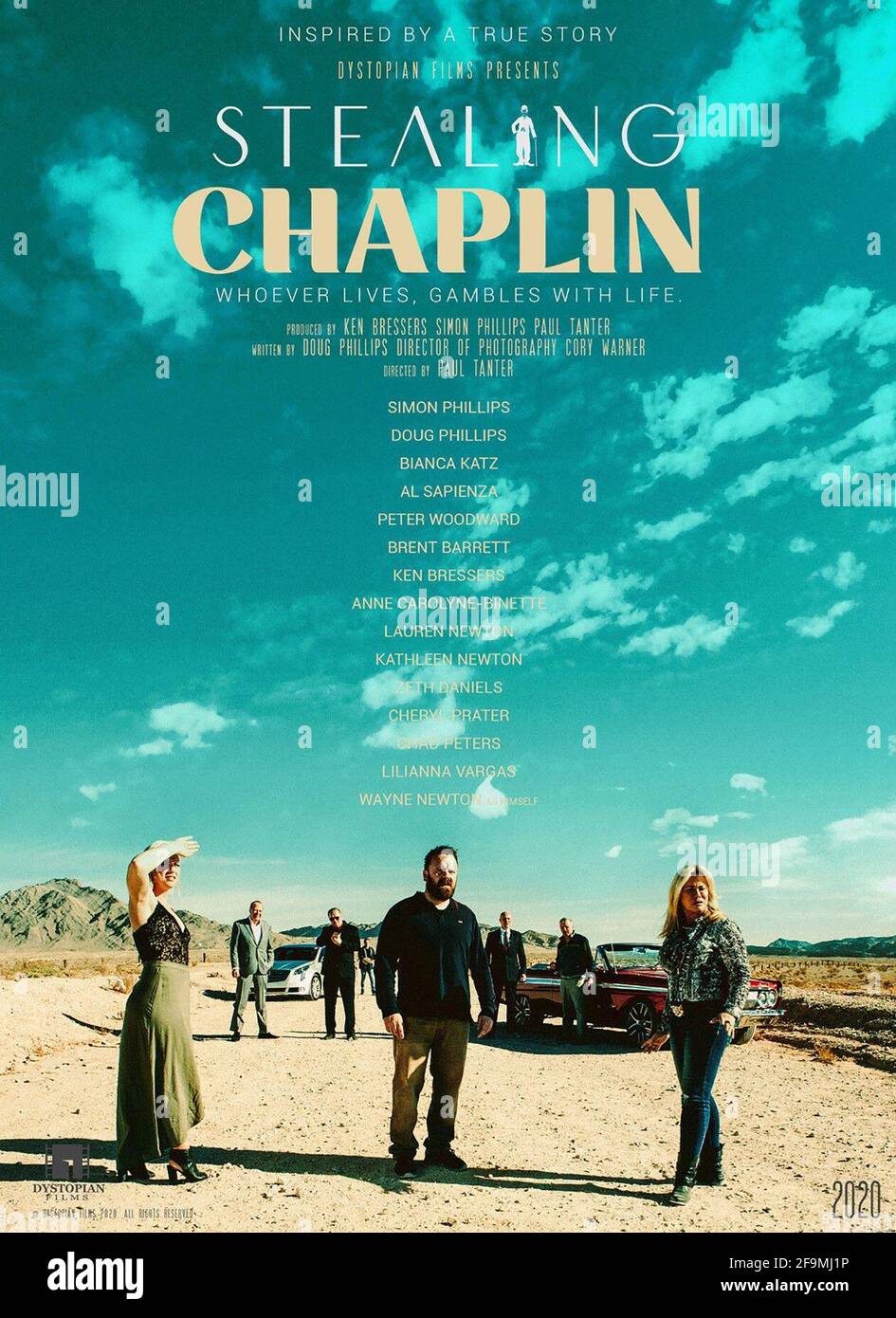 STEALING CHAPLIN, poster, from left: Bianca Katz, Ken Bressers, Al ...