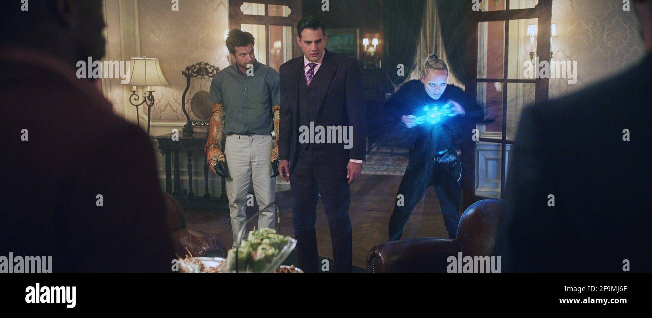 THUNDER FORCE, from left: Jason Bateman, Bobby Cannavale, Pom ...