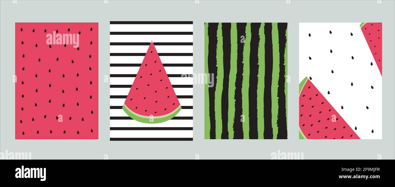 Watermelon design template Vector illustration Stock Vector Image & Art ...