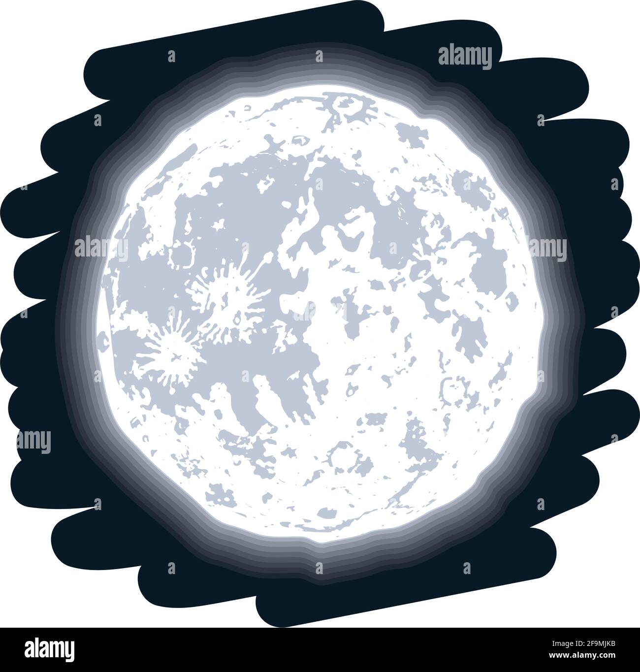 full moon phase lunar icon Stock Vector Image & Art - Alamy