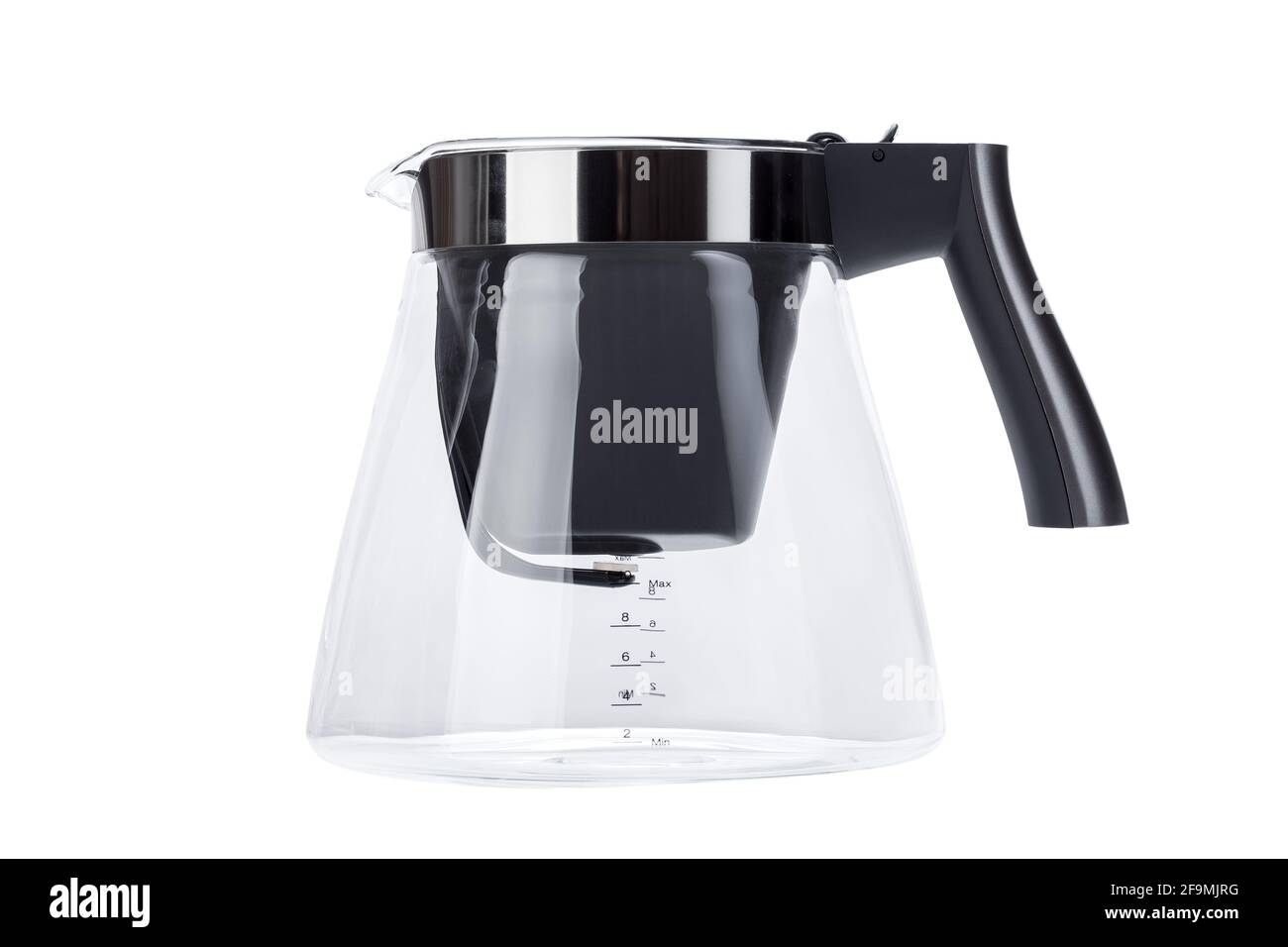 glass transparent flask for drip coffee maker with filter and valve for ...