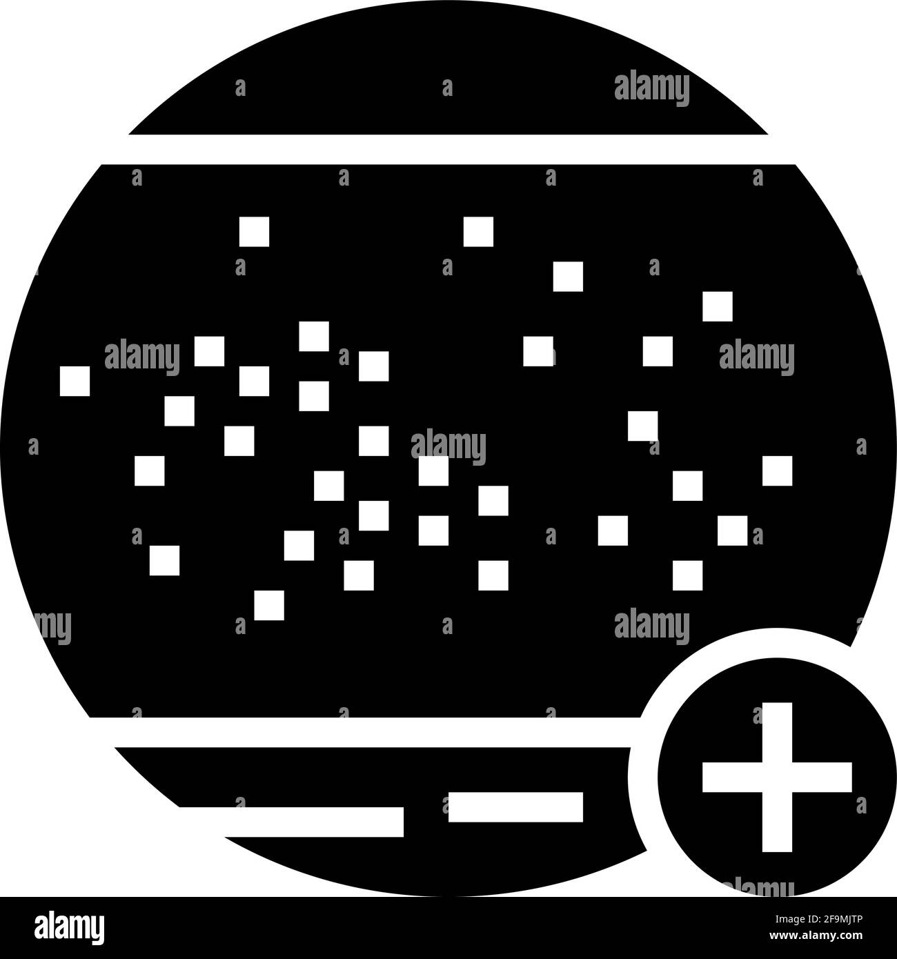 Skin Allergies And Contact Dermatitis Clinic Glyph Icon Vector