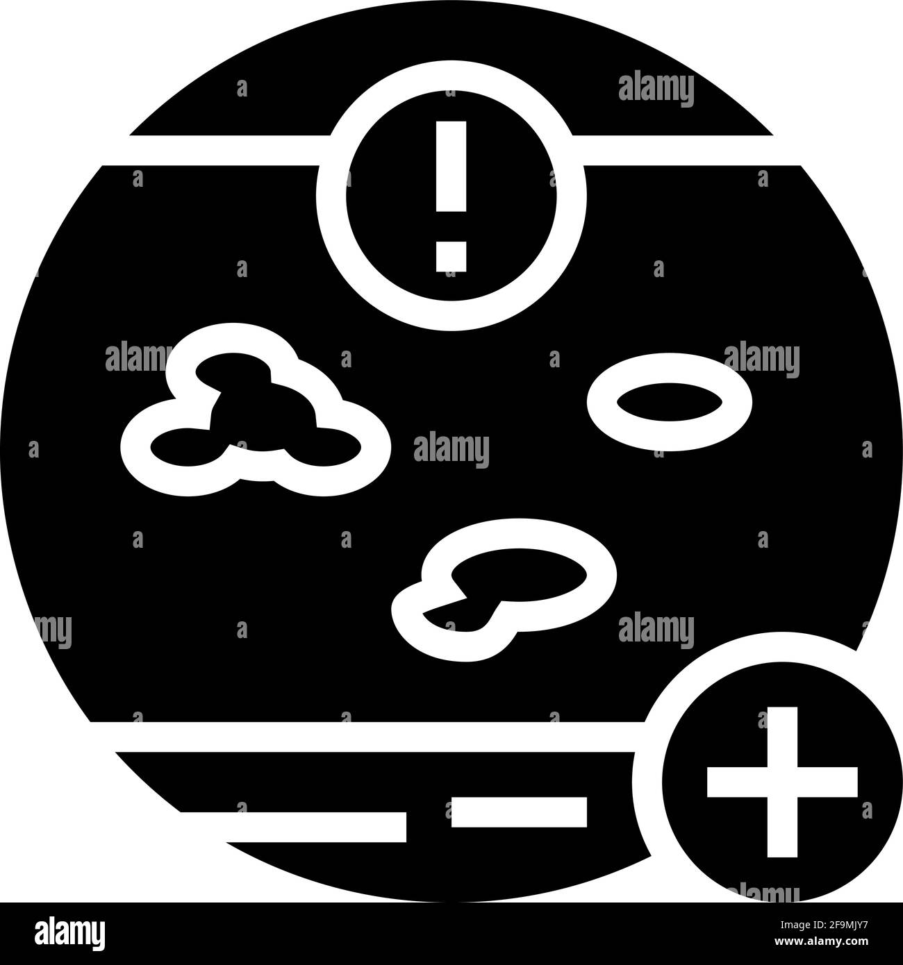 high-risk skin cancer clinic glyph icon vector illustration Stock ...