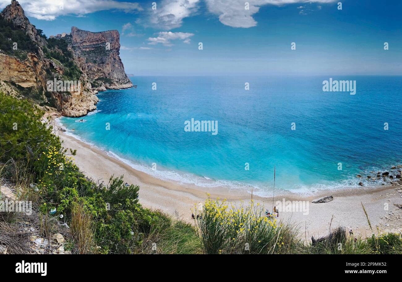 Creek of the Moraig in Benitatxell, Alicante province Stock Photo - Alamy