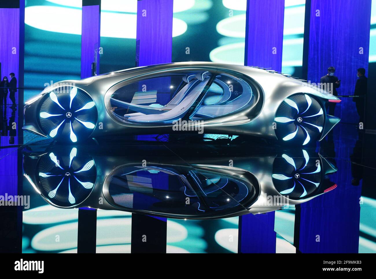 SHANGHAI, CHINA - APRIL 19, 2021 - A Mercedes-Benz Vision AVTR concept ...