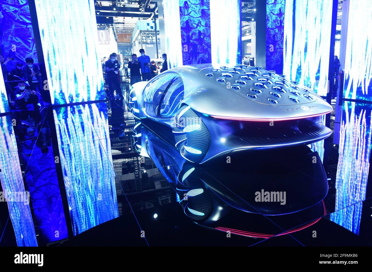 SHANGHAI, CHINA - APRIL 19, 2021 - A Mercedes-Benz Vision AVTR concept ...