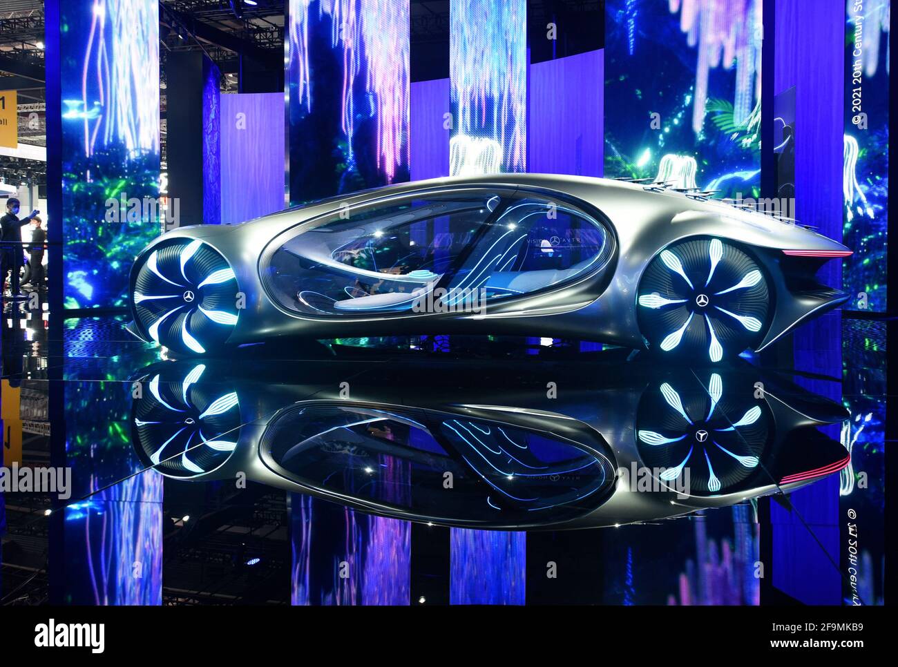 SHANGHAI, CHINA - APRIL 19, 2021 - A Mercedes-Benz Vision AVTR concept ...