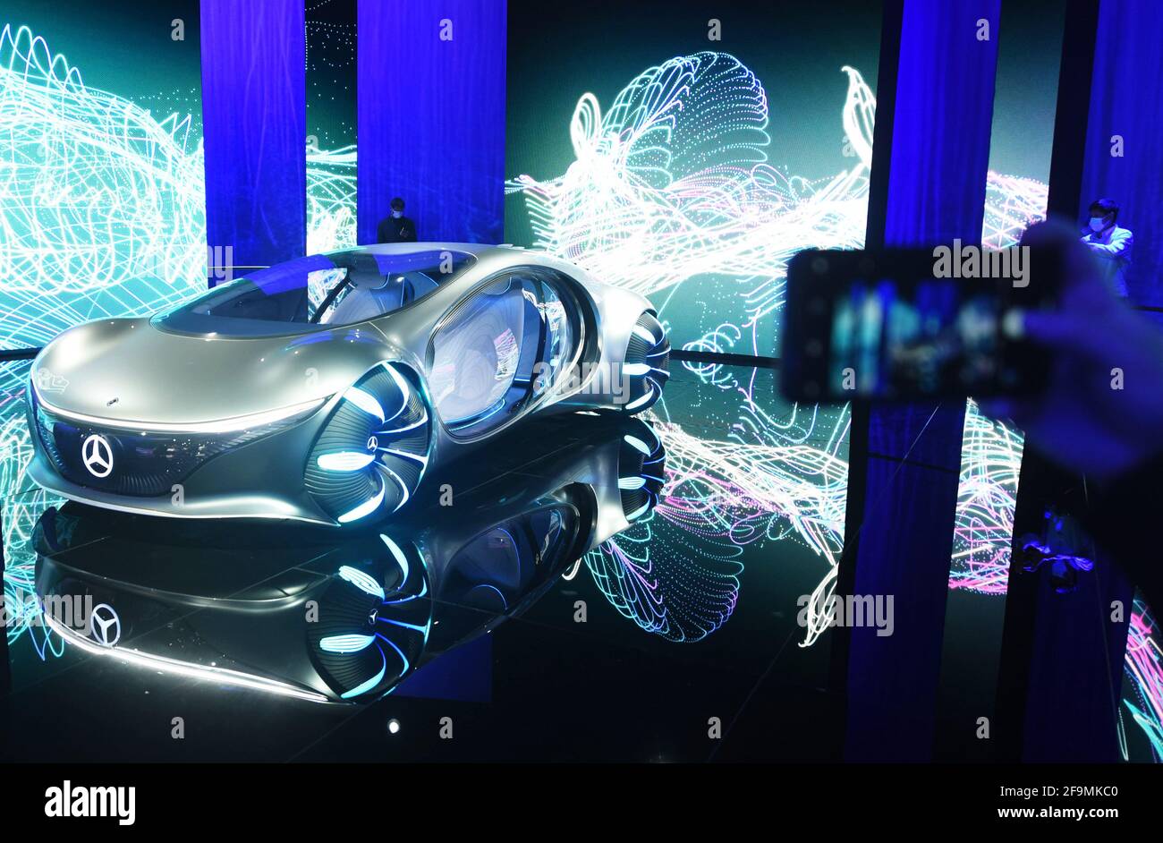 SHANGHAI, CHINA - APRIL 19, 2021 - A Mercedes-Benz Vision AVTR concept ...