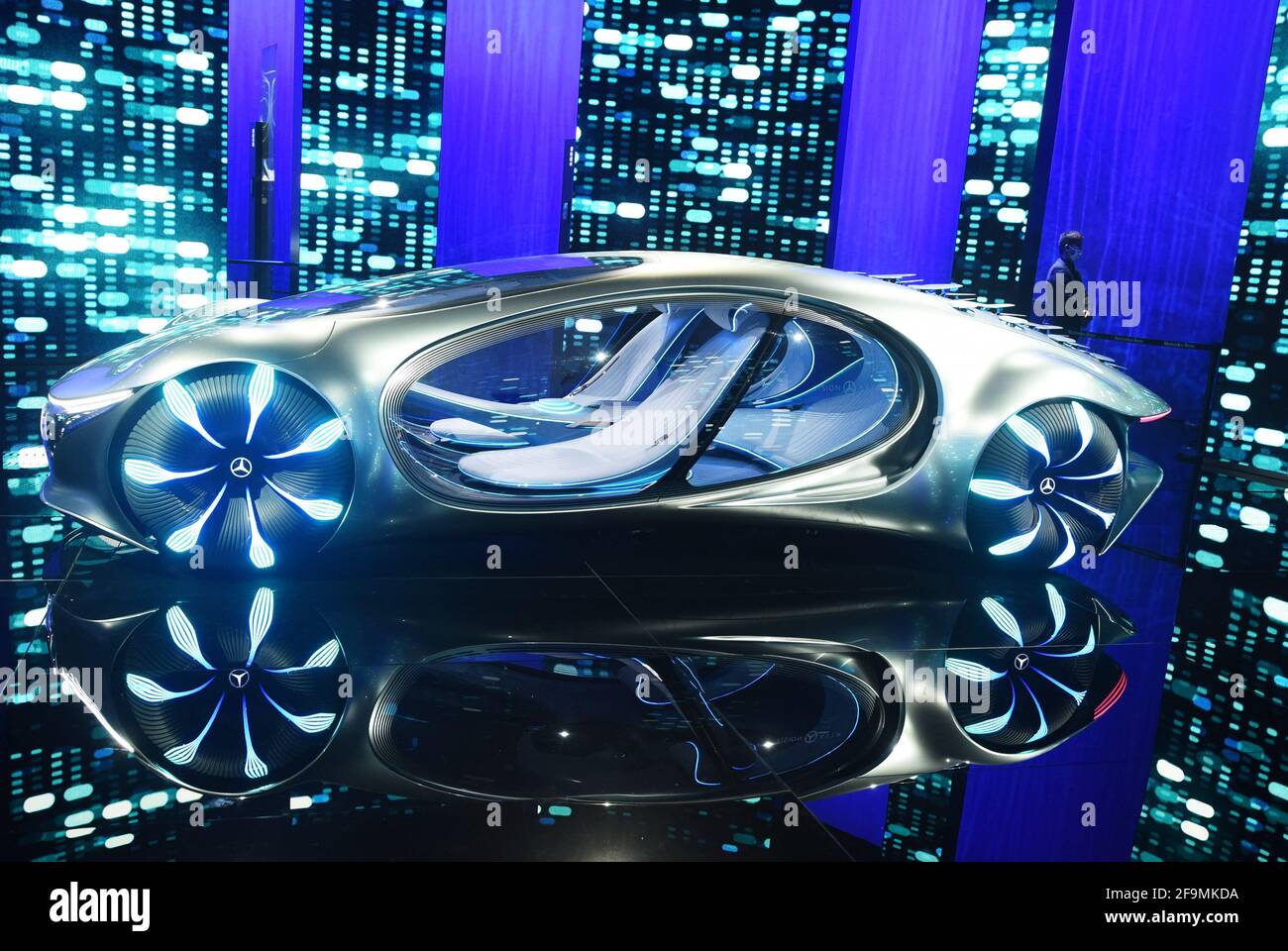 SHANGHAI, CHINA - APRIL 19, 2021 - A Mercedes-Benz Vision AVTR concept ...