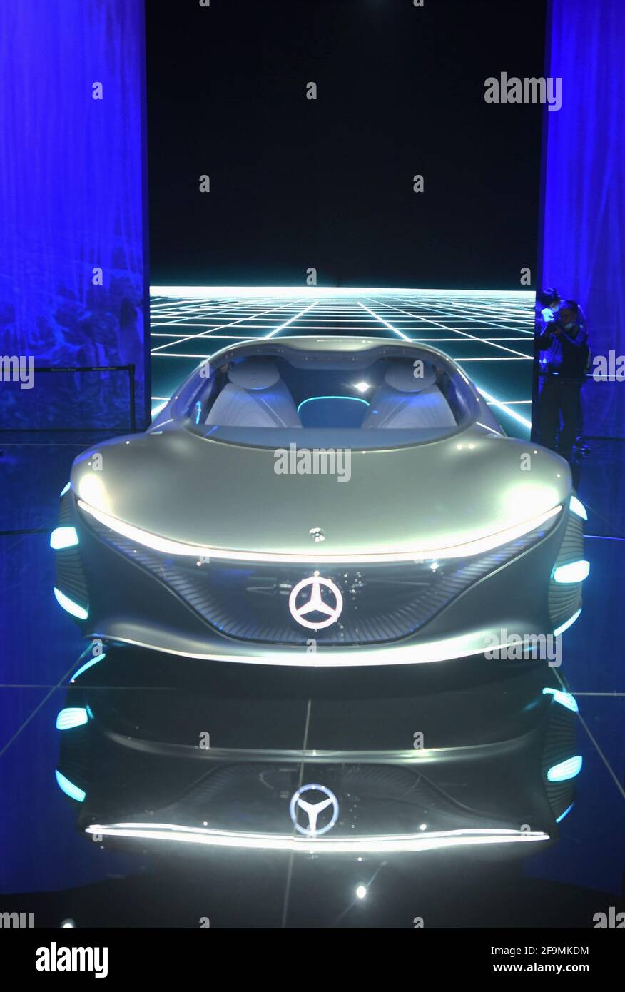 SHANGHAI, CHINA - APRIL 19, 2021 - A Mercedes-Benz Vision AVTR concept ...