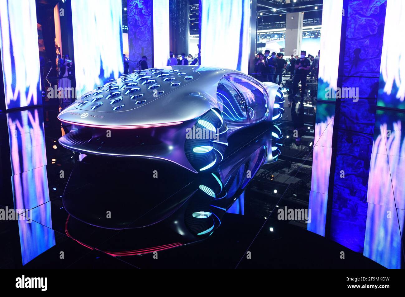SHANGHAI, CHINA - APRIL 19, 2021 - A Mercedes-Benz Vision AVTR concept ...