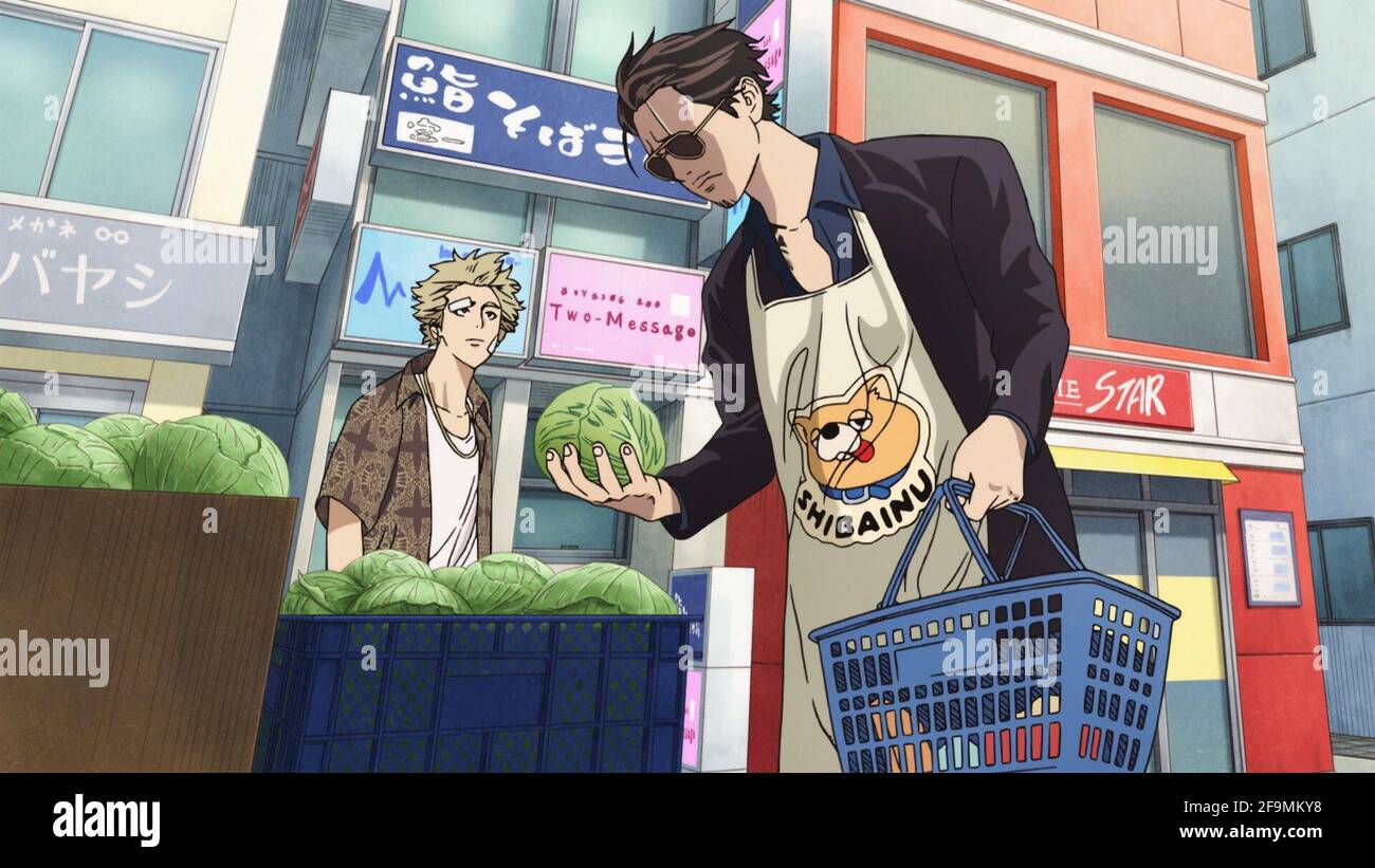 The Way Of The Househusband Aka Gokushufudo From Left Masa Voice Kazuyuki Okitsu Tatsu