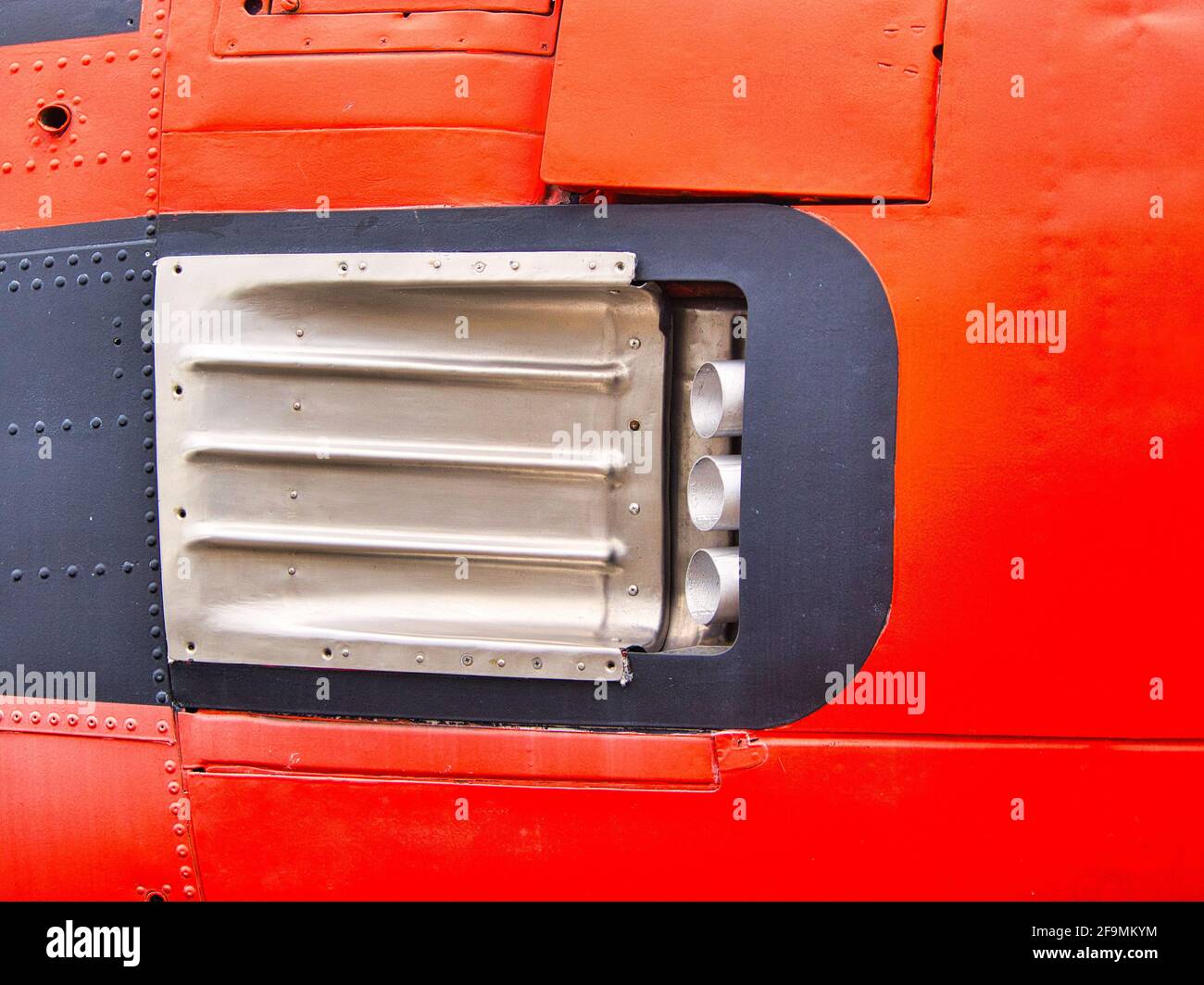 T-28a USAF airplane exhaust detail Stock Photo - Alamy