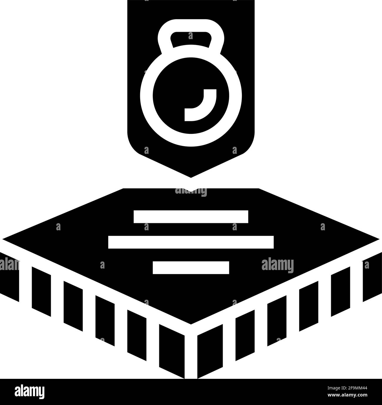 durable fabrics properties glyph icon vector illustration Stock Vector ...