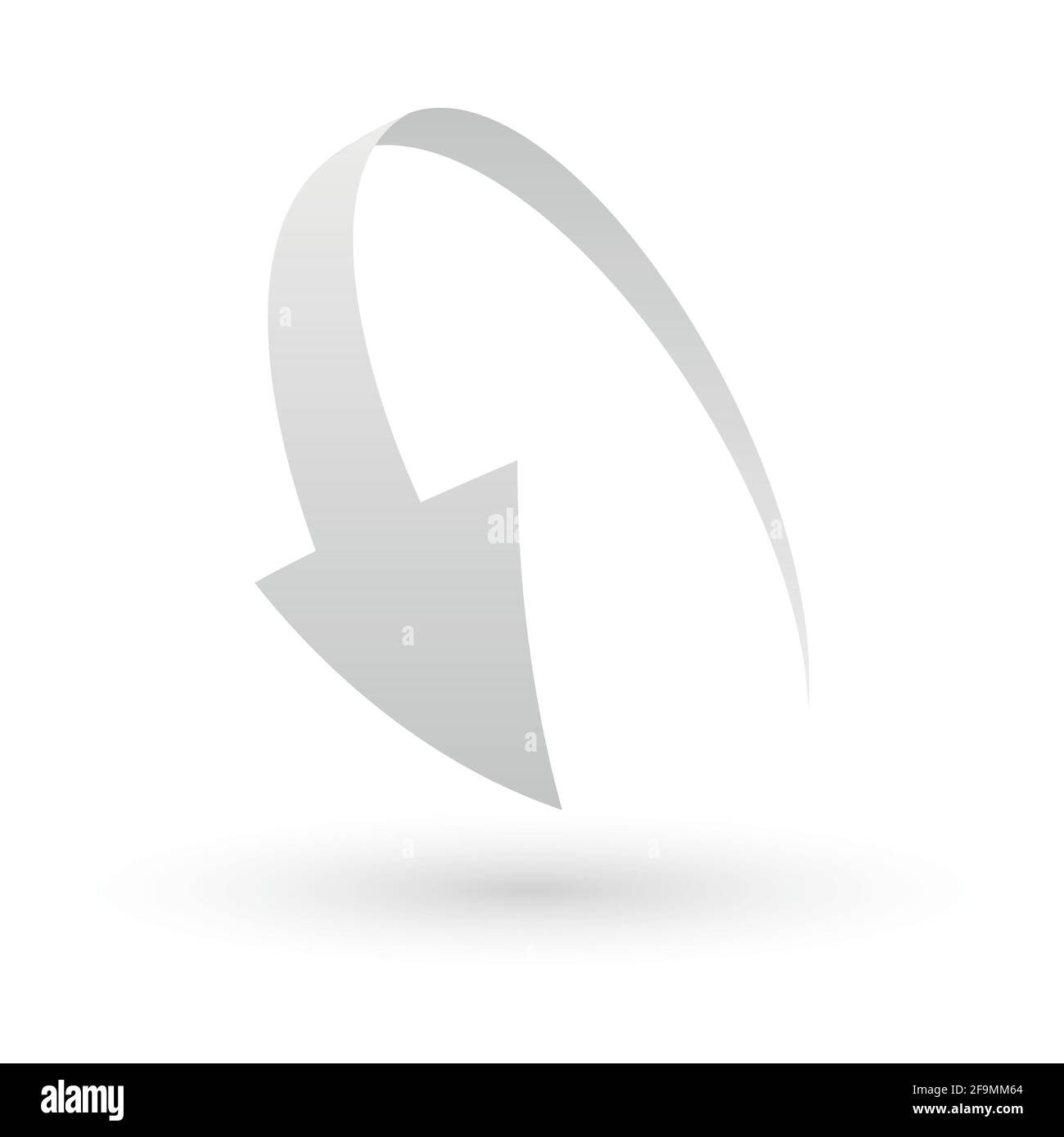 Simple loop circle arrow icon Stock Vector Image & Art - Alamy