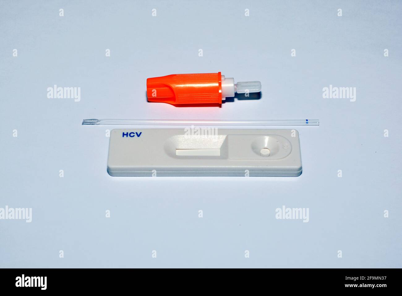 Hepatitis C virus rapid screen test components ( cassette, pipette and ...