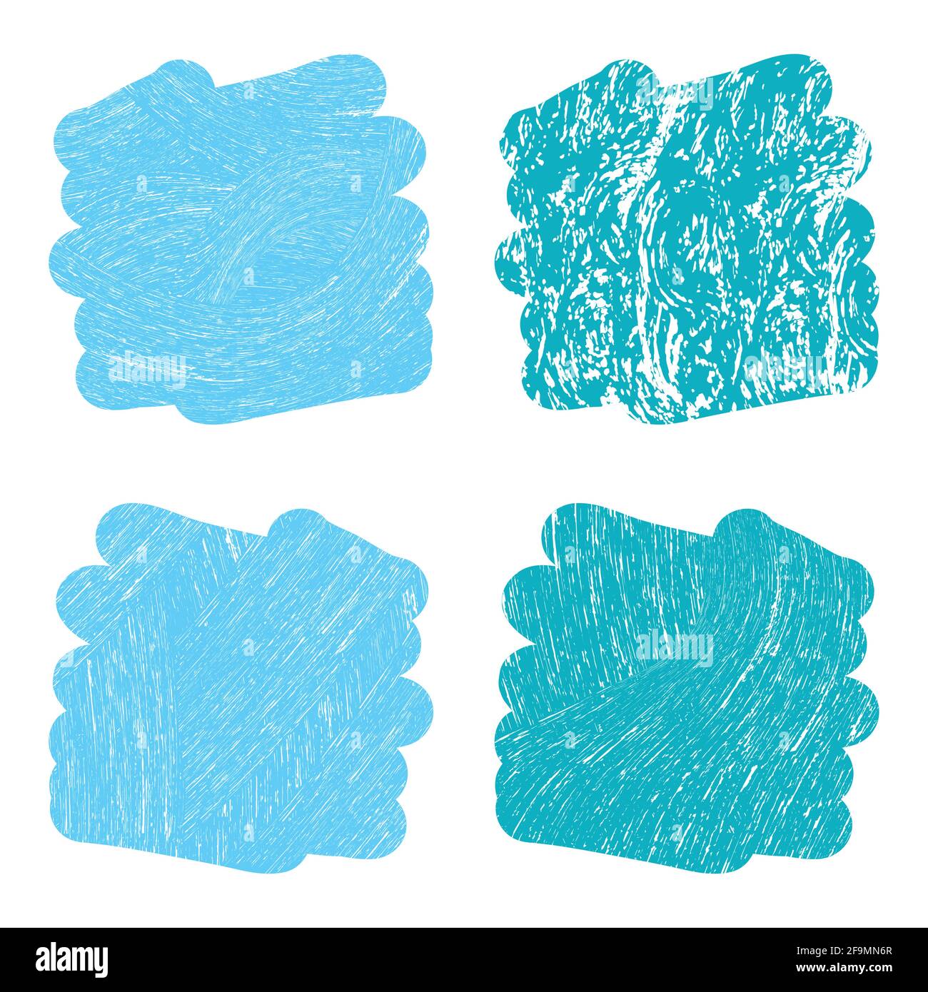 three captivating trendy blue color backgrounds Stock Vector Image ...