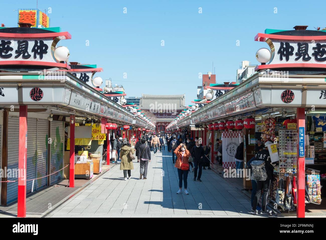 The shopping street of asakusa ji temple hi-res stock photography and ...