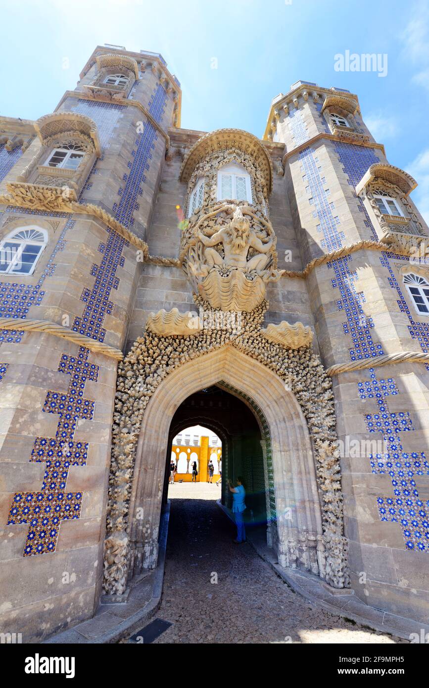The beautiful Pena palace in Sintra, Portugal Stock Photo - Alamy